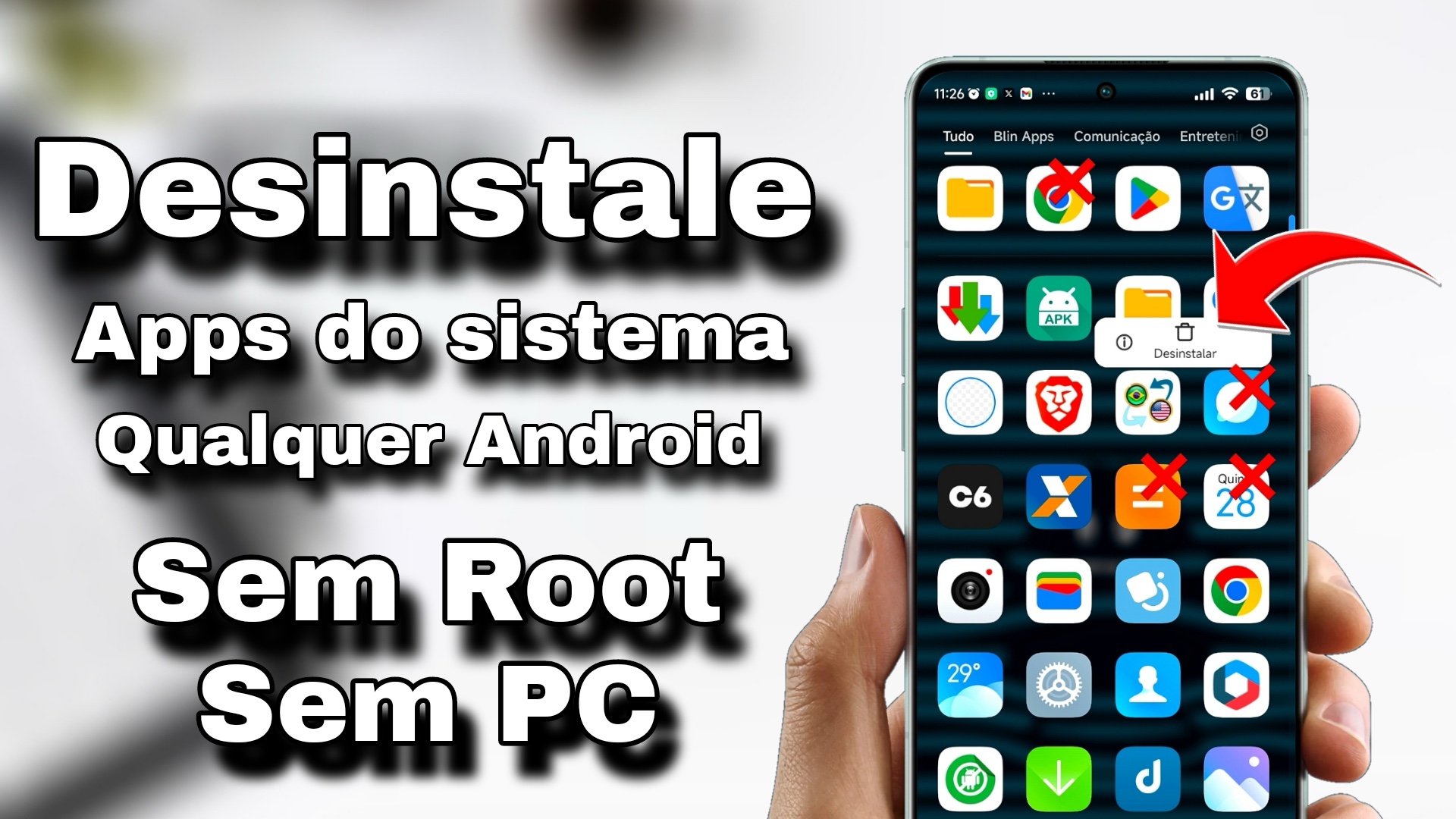 2023 - 100% Atualizado - Como Desinstalr Apps do System e inuteis - Qualquer Android - Sem Root ...