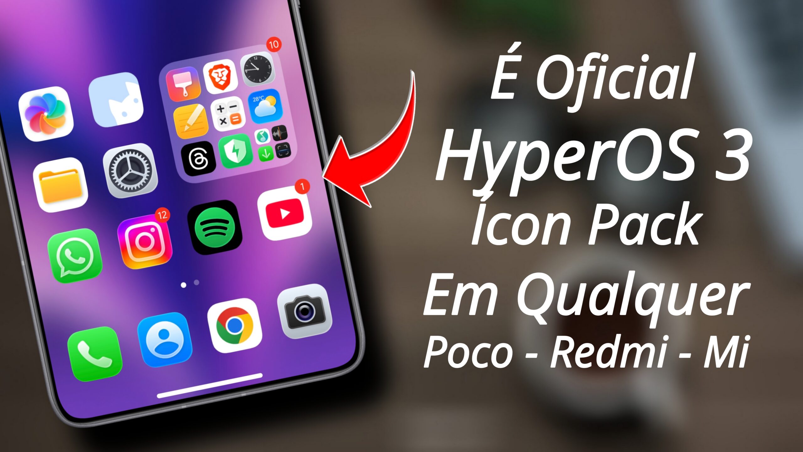 É Oficial 😍 - HyperOS 3 Permanente Ícon Pack Em Qualquer Xiaomi ...