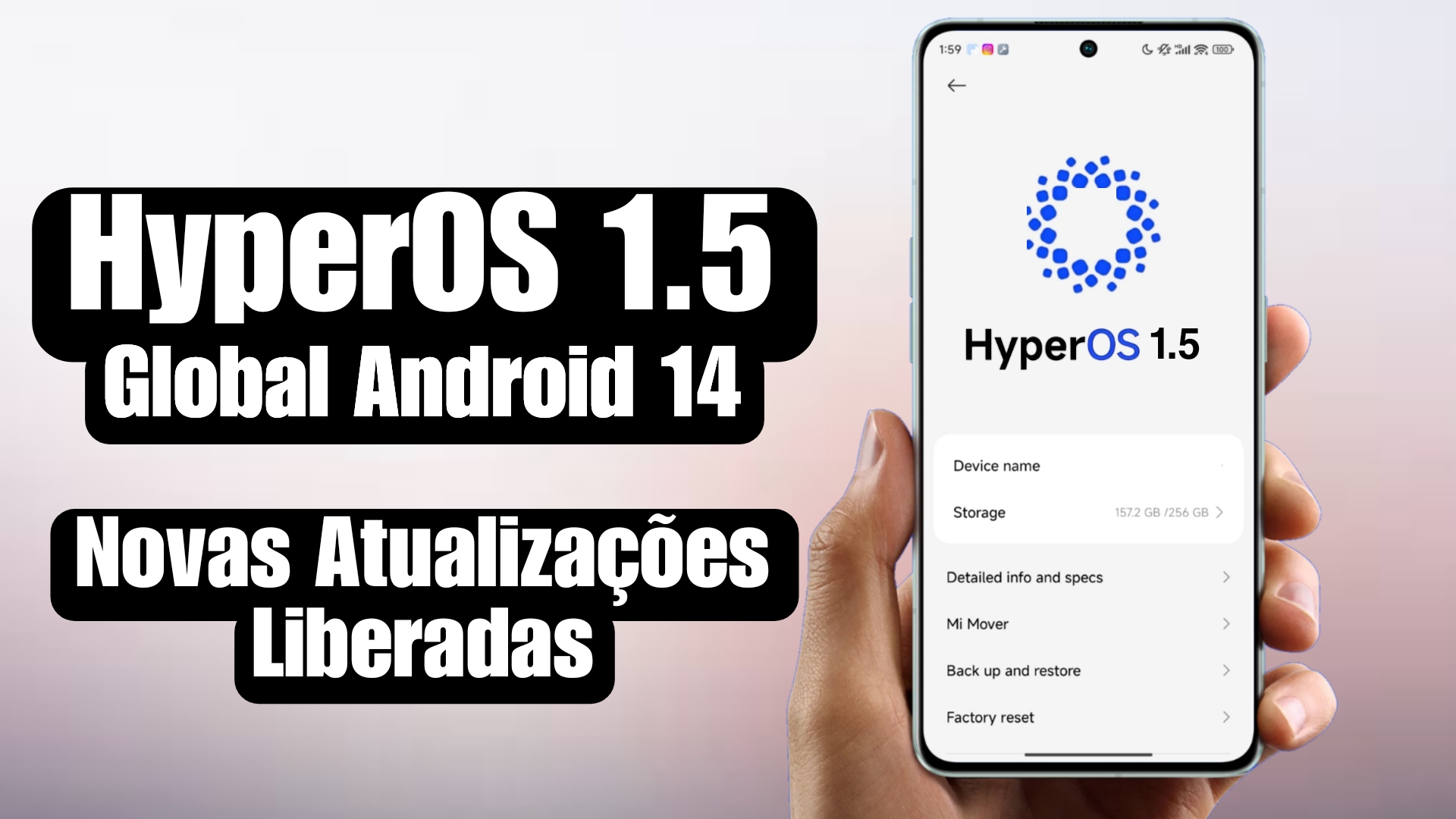 Tá Liberado 🤩 - HyperOS Global Android 14 / 13 - HyperOS 1.5 Chegando ...
