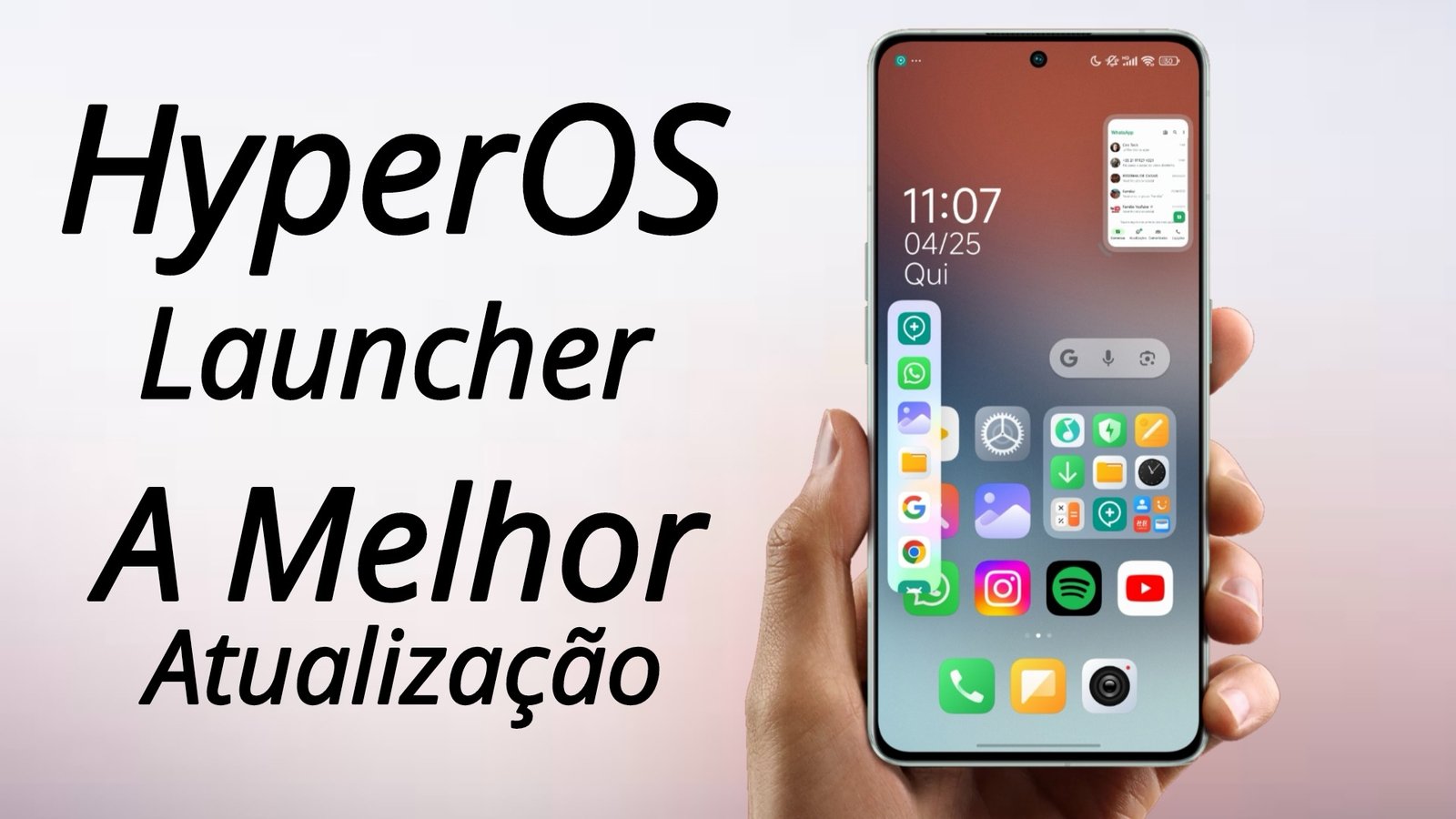 É Oficial - Lançou Agora - HyperOS Launcher - A Melhor Atualização do ...