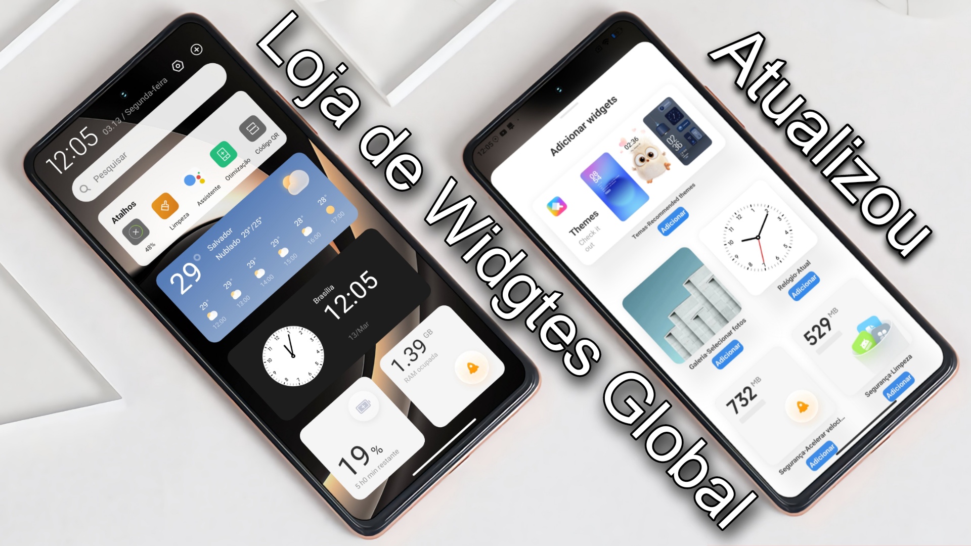 Finalmente - Nova Loja de Widgets Global com Suoort a Add Widgets no App Vault - Blintech Blog