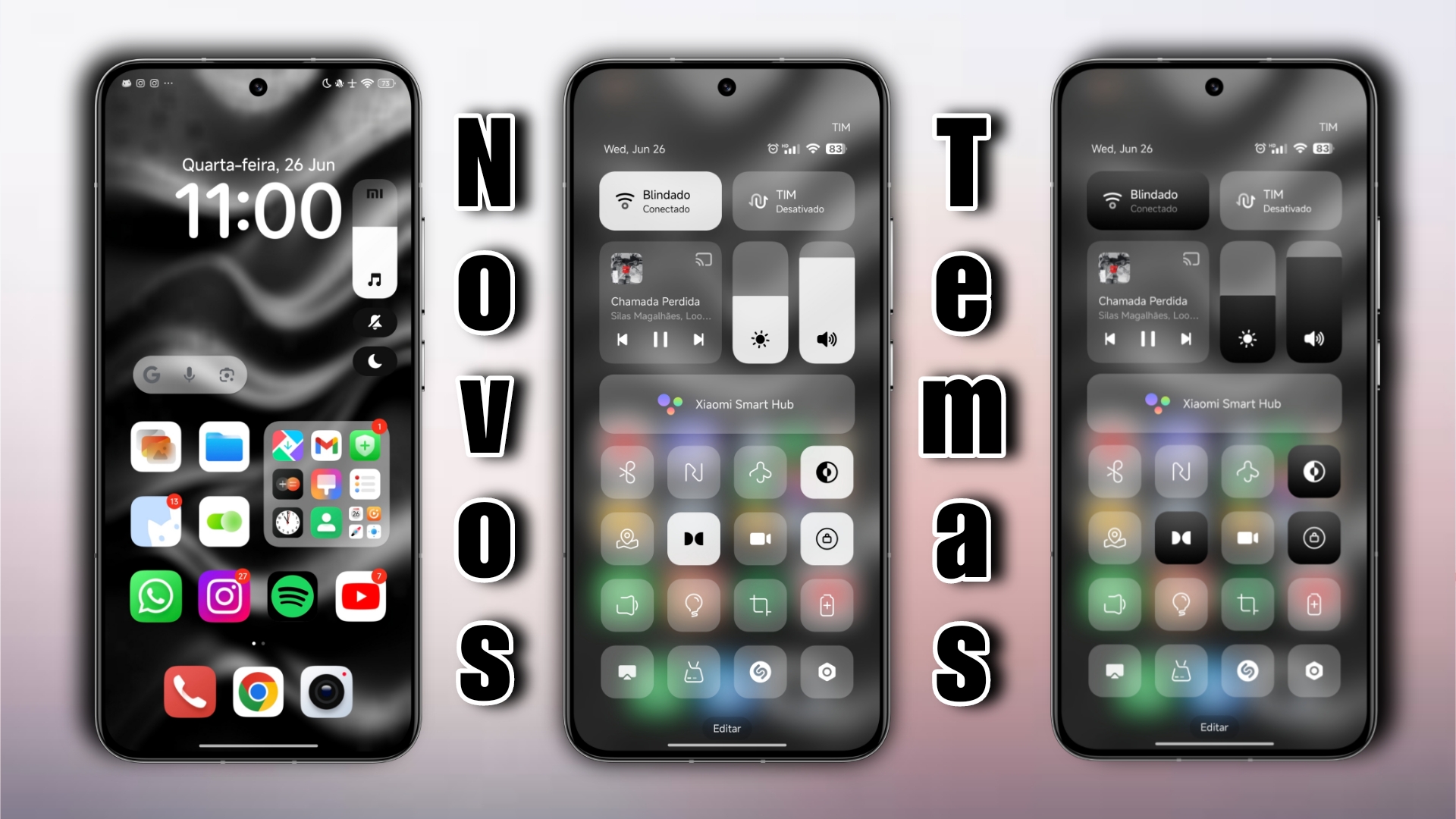 Corre Pra Instalar - Lançamento - Novos Temas HyperOS - Control Center ...