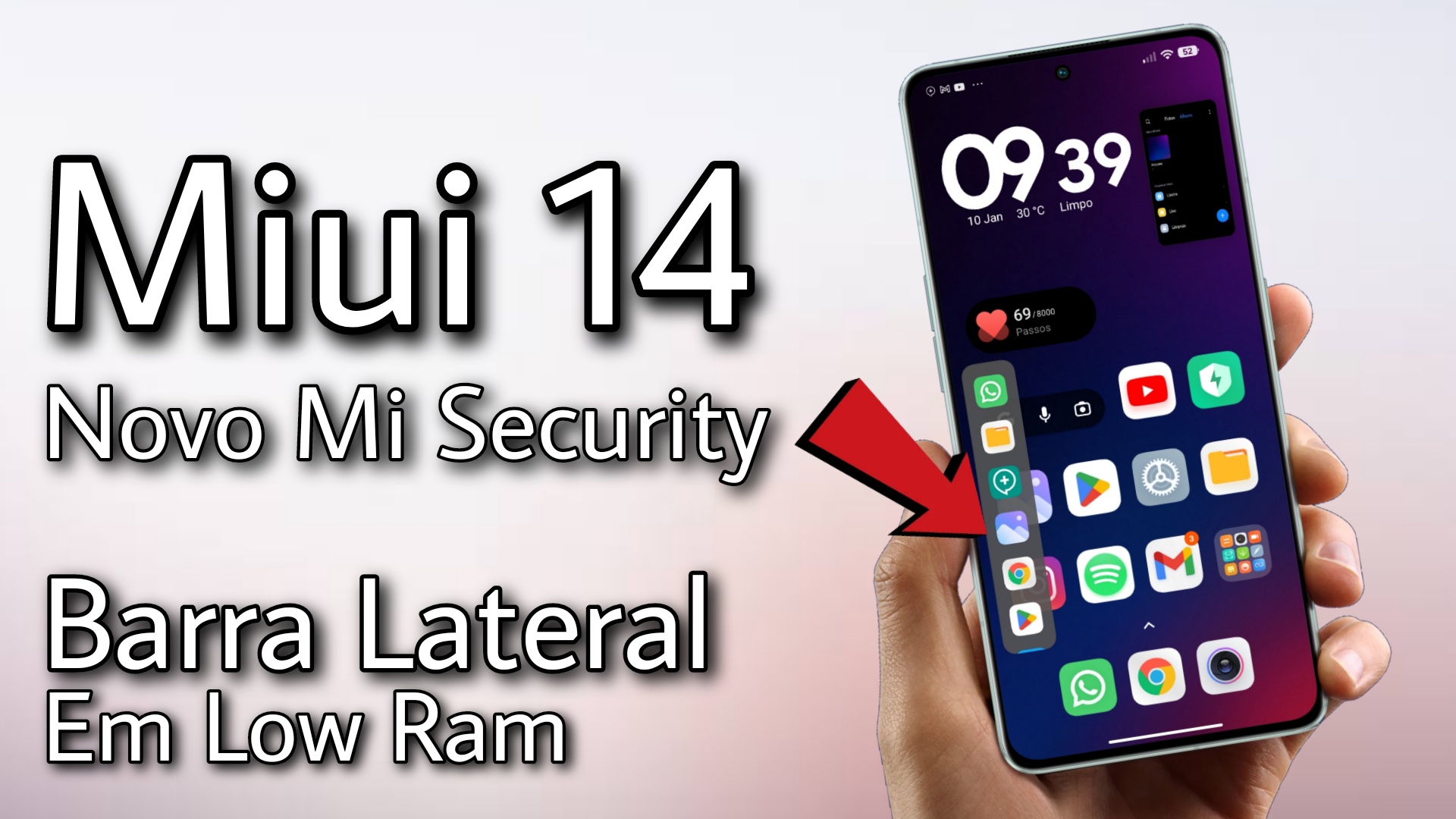 Miui 14 - Novo Mi Security Global Pt - Br - Barra Lateral Movível em Low Ram - Instale Agora ...