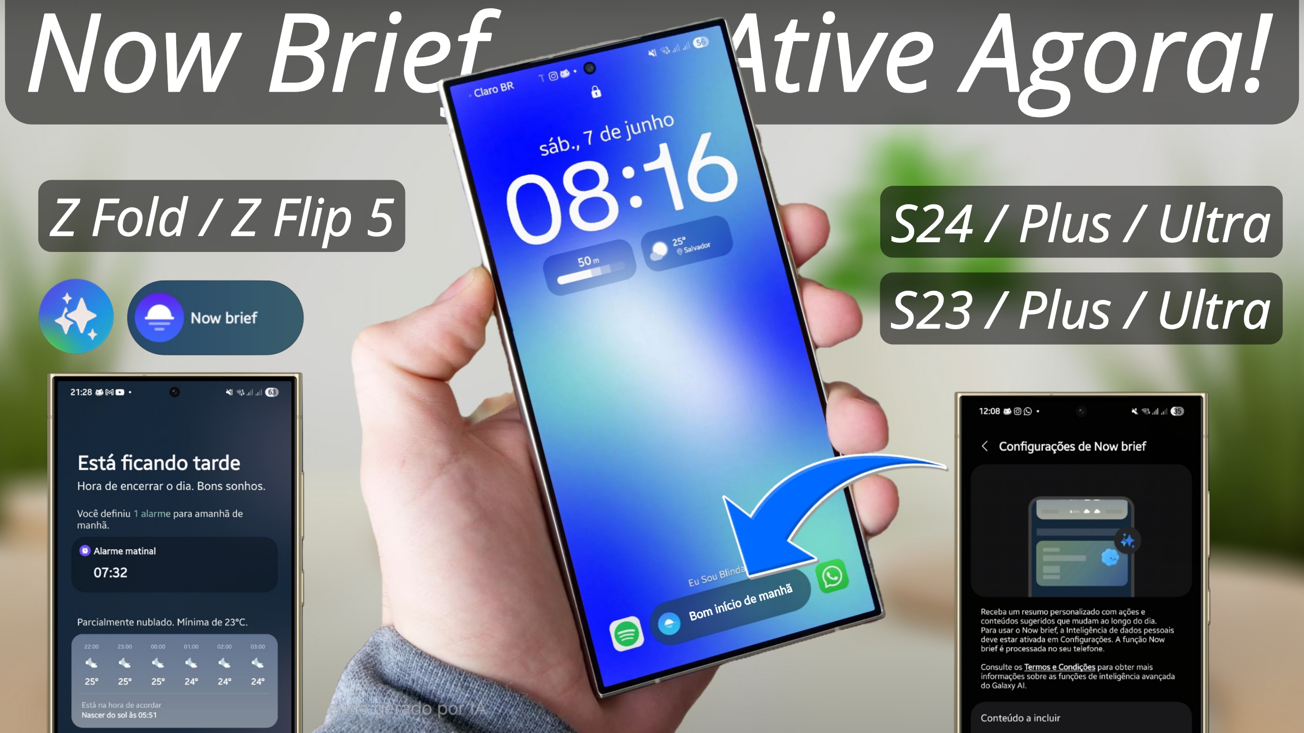 One UI 7 - Ative Agora! Now Brief Em Toda Linha S23 / S24 / ZFold e ...