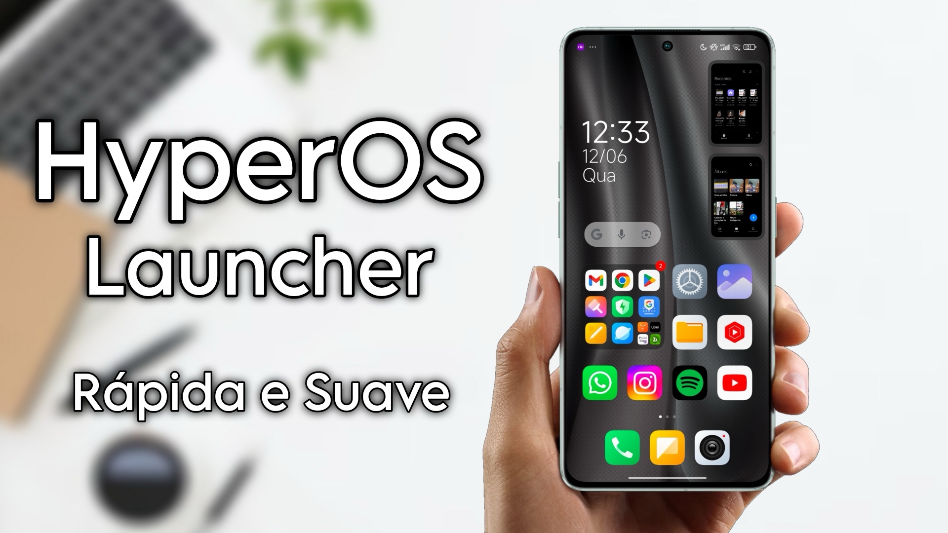 Suave e Rápida 🚀 - Nova HyperOS Launcher - Otimize a Experiência do seu ...