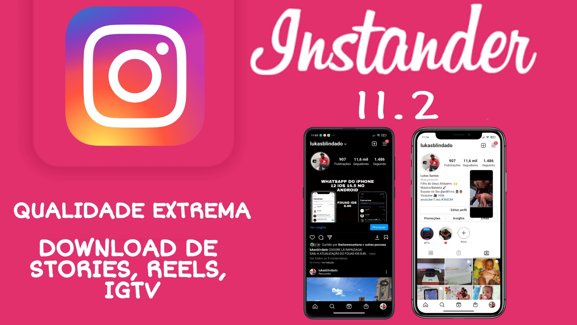 Instander 11.2 - Instagram com Qualidade de iPhone em qualquer android ...