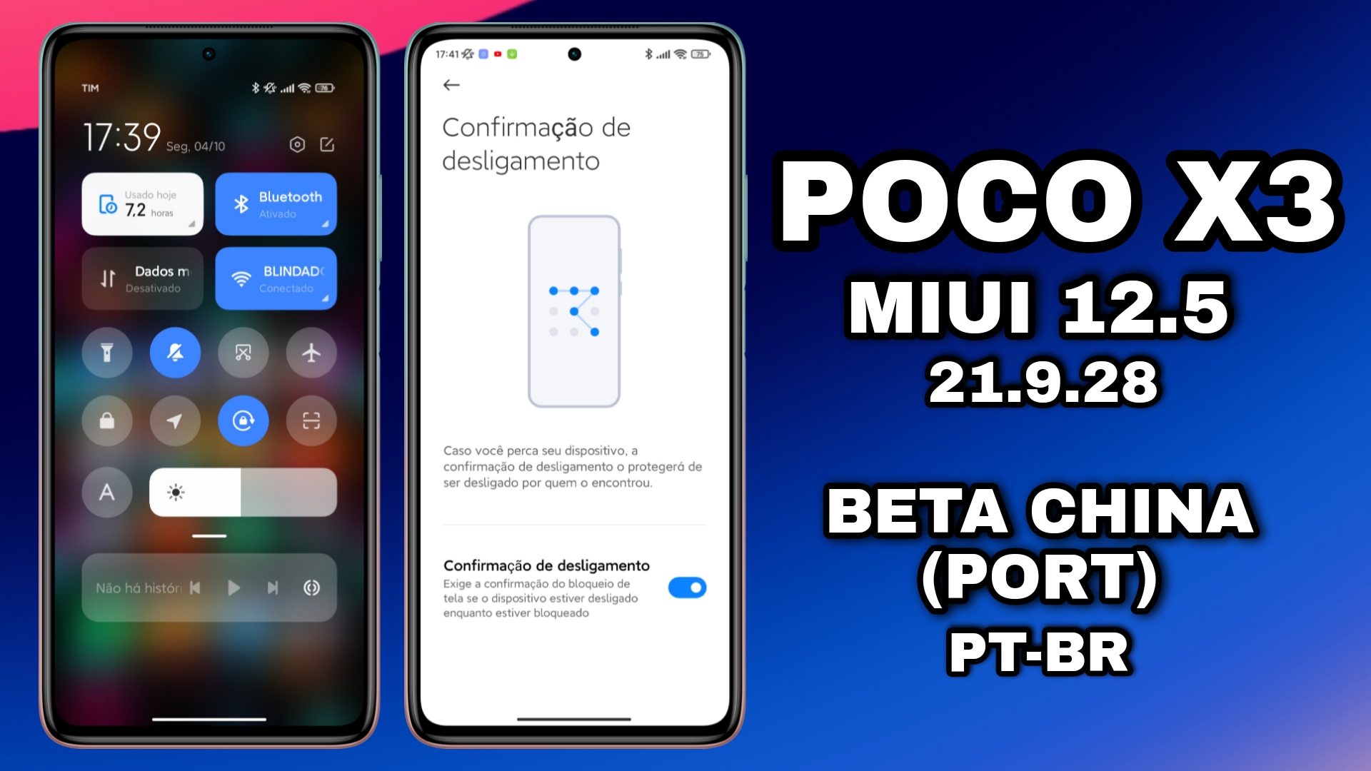 Poco x3 - Miui 12.5 Enhanced Beta China (Port) PT - BR - Blintech Blog