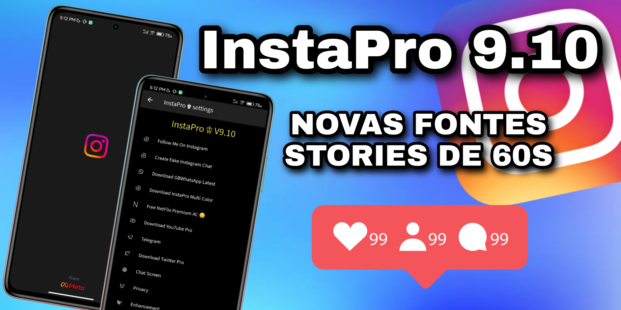 Atualizou! InstaPro 9.10 - O melhor InstaMod - Novos Recursos ...