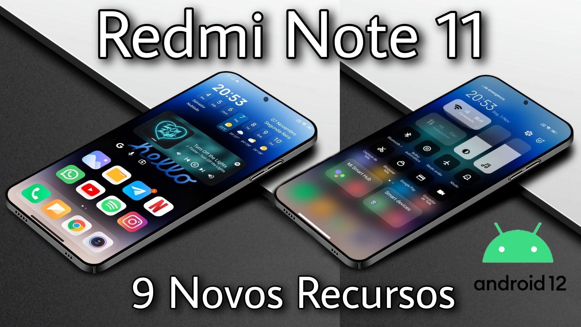 Redmi Note 11 - Android 12 Miui 13 - 9 Novos Recursos Adicionados - Review, Dicas e Tuques ...