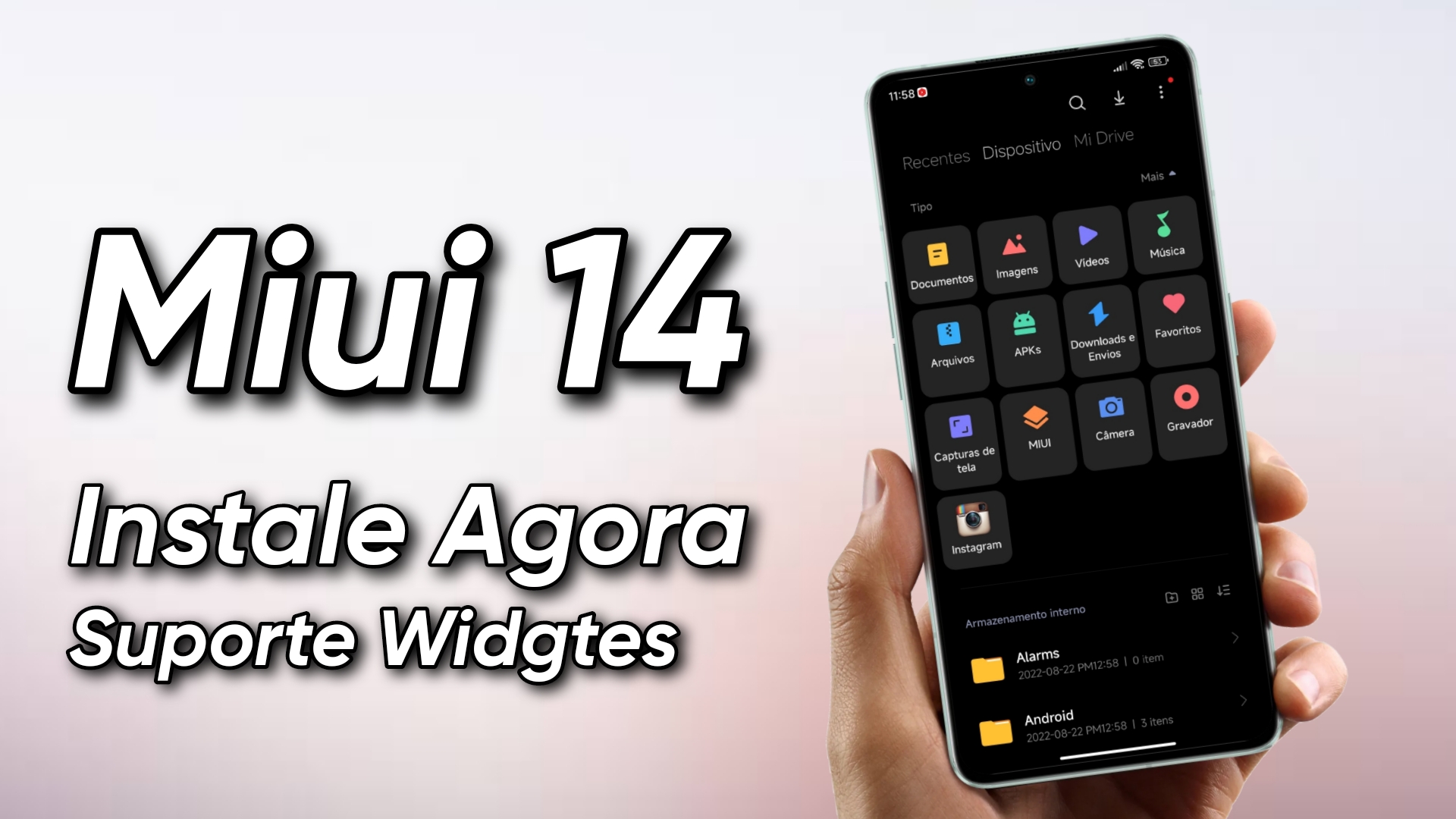 Miui 14 - Novo Gerenciador de Arquivos - Instale Agora - Suporte a Widget - Blintech Blog