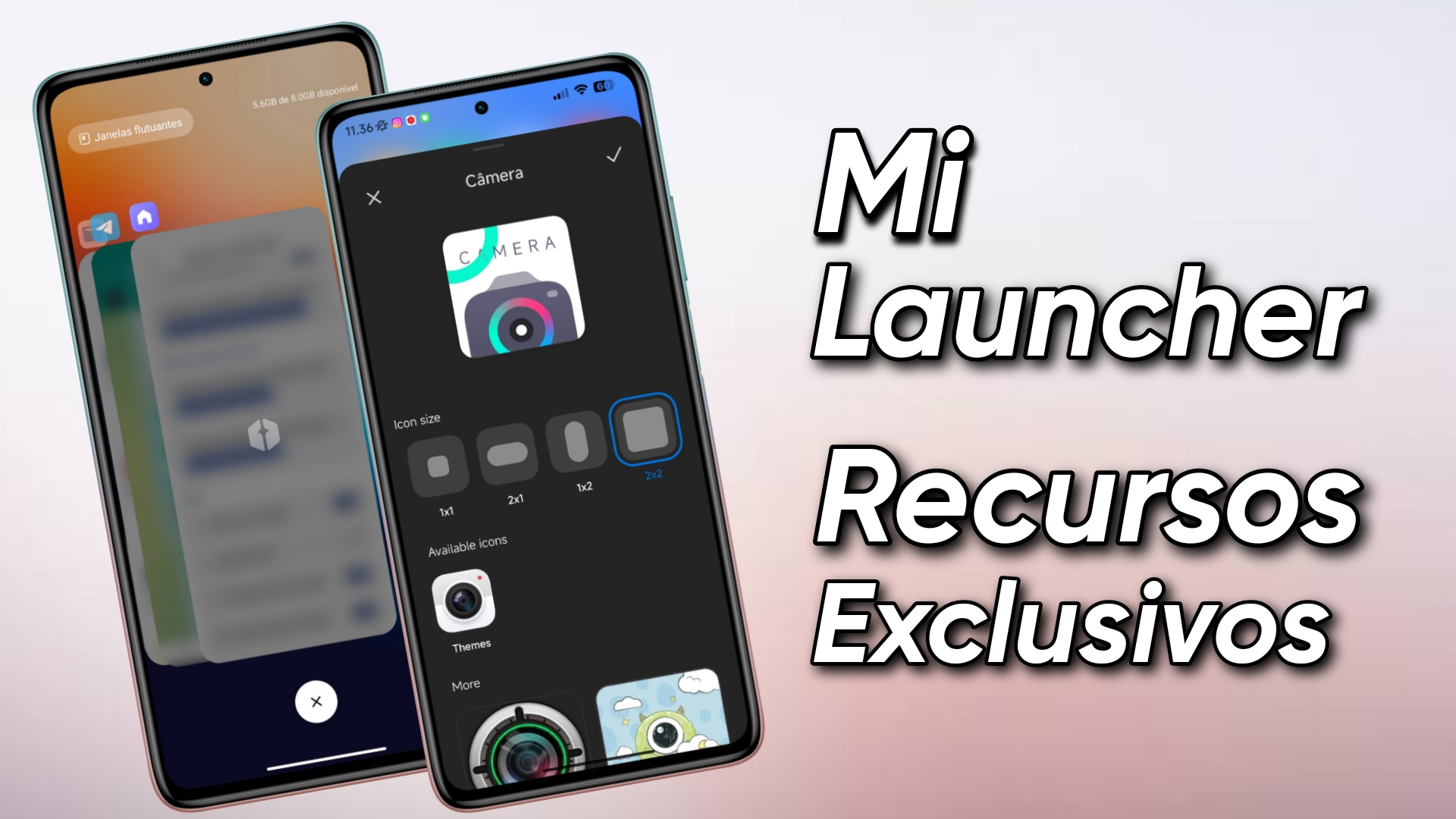 Mi Launcher iOS Recentes Mod - Super Ícones - Super Pastas - Recursos ...