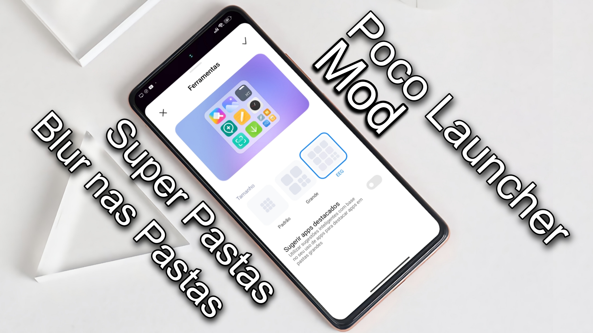 Booom - Poco Launcher Mod Com Super Pastas - Blur nas Pastas Animação ...