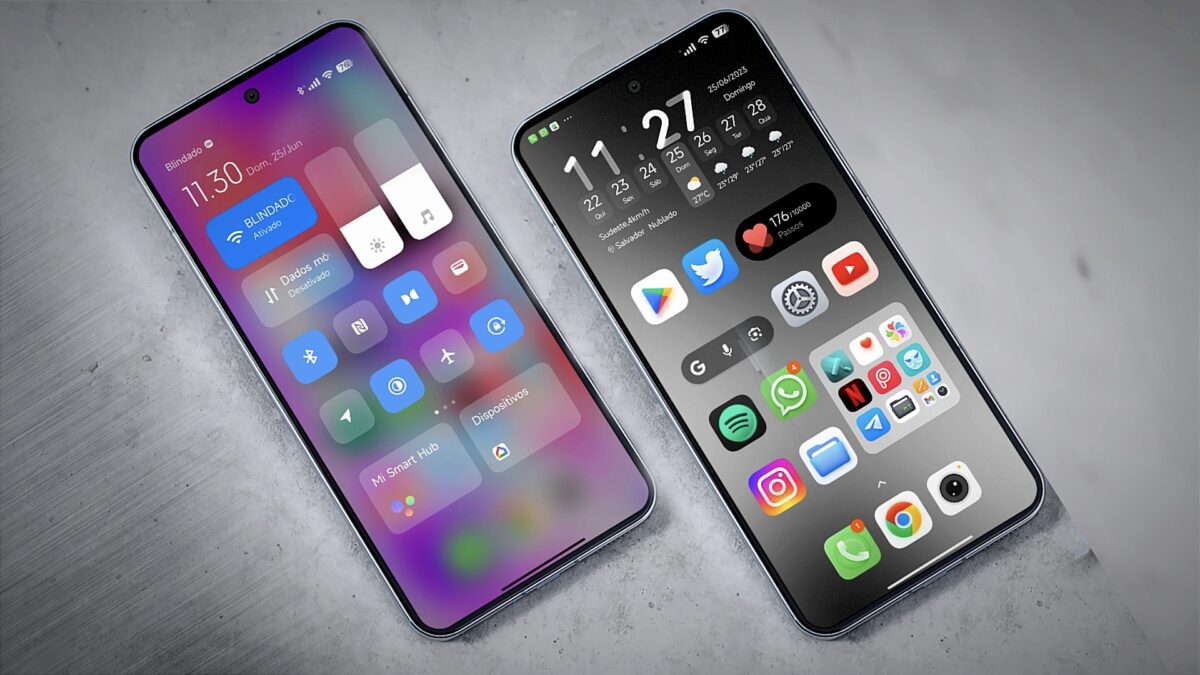 Mi Launcher Miui 14 iOS Recentes - Super Pastas com Nova Grade ...