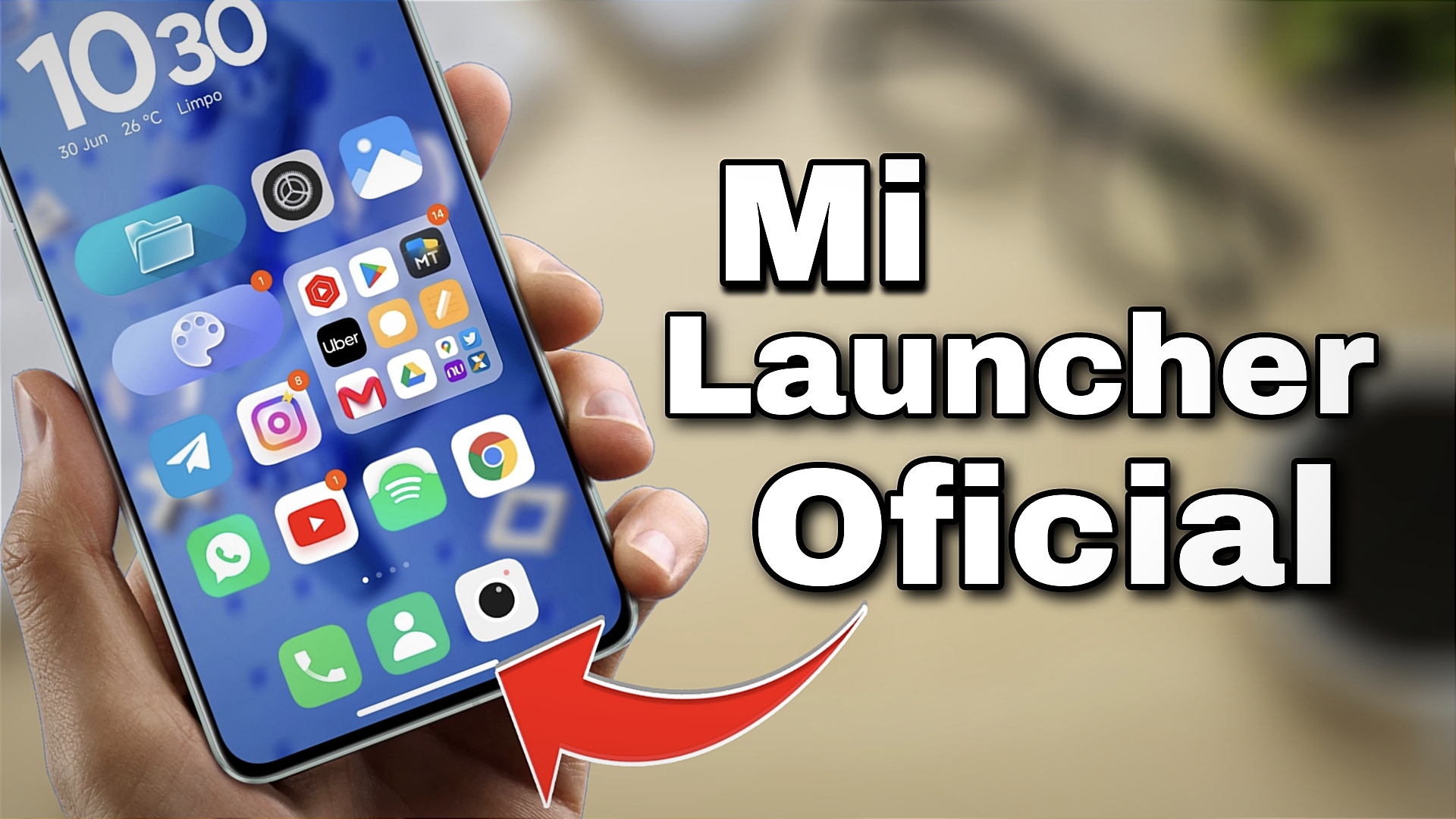 Mi Launcher Oficial - Ela Voltou!- Blur nas Pastas e tá um Míssel - Blintech Blog