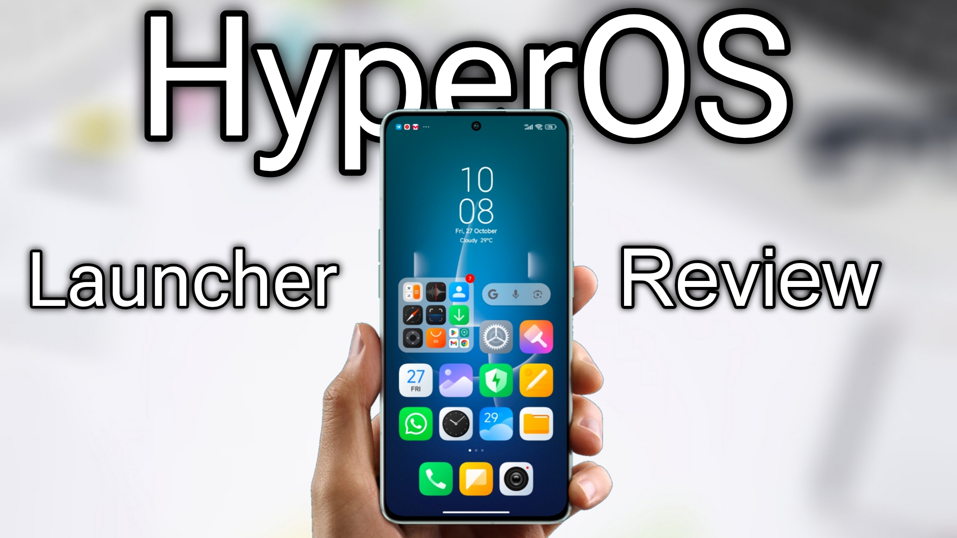 HyperOS Launcher - Novas Aimações Novos Recursos - Review - Blintech Blog