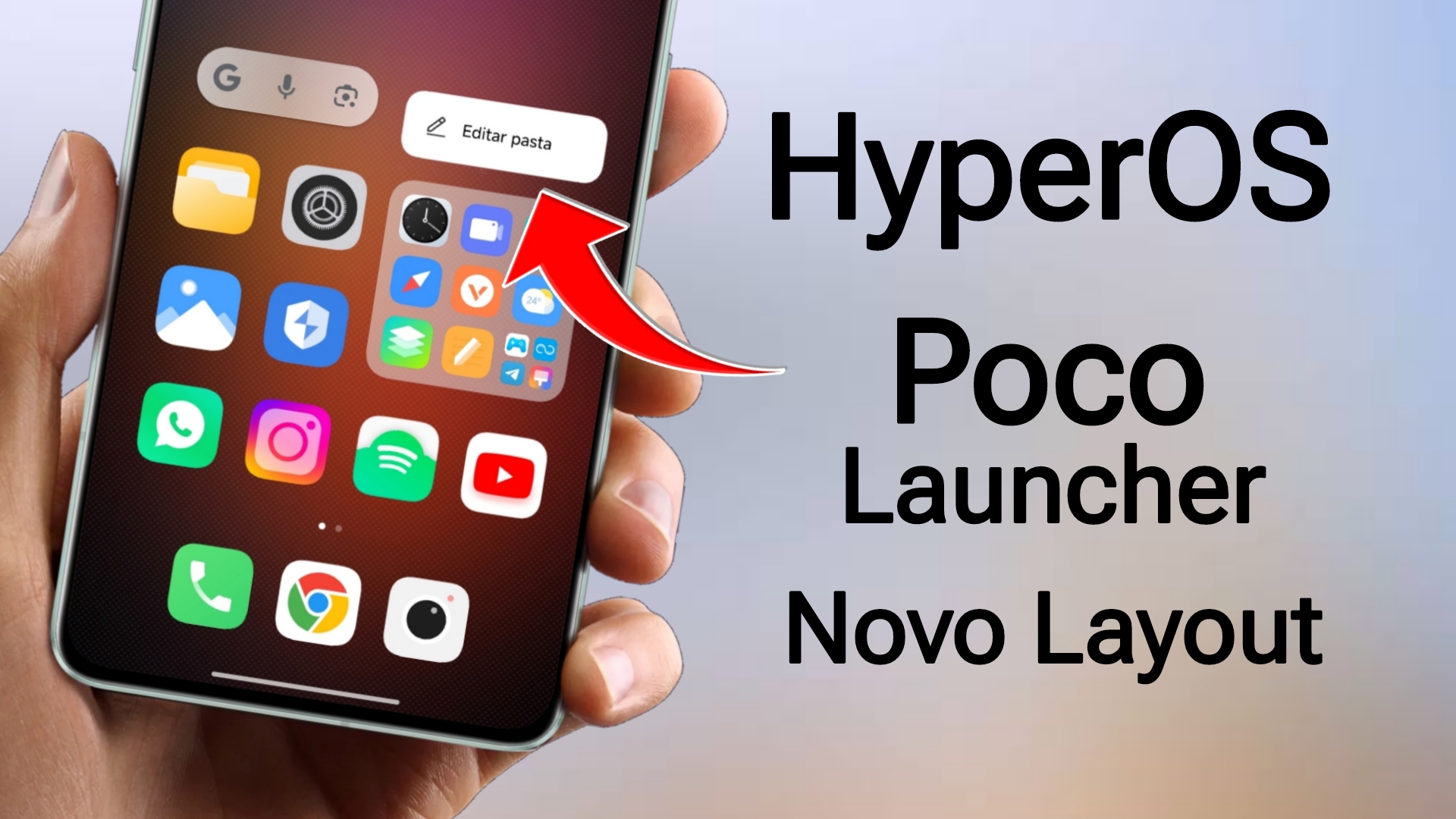 Poco Launcher HyperOS - Nova Atualização - Novo Layout de atalhos ...
