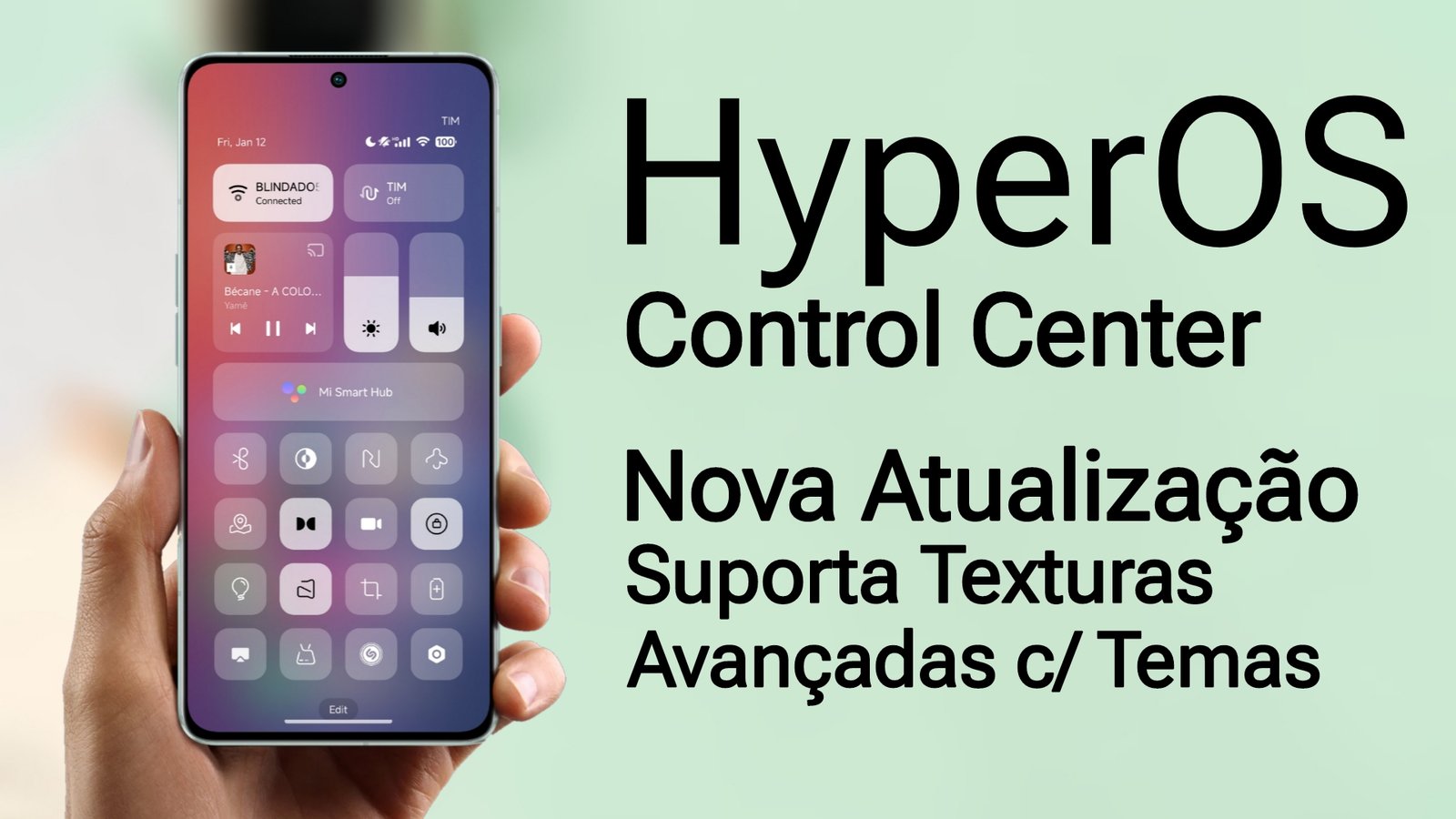 Liberou Hoje 🥳 - HyperOS Control Center - Nova Atualização - Suporte a ...