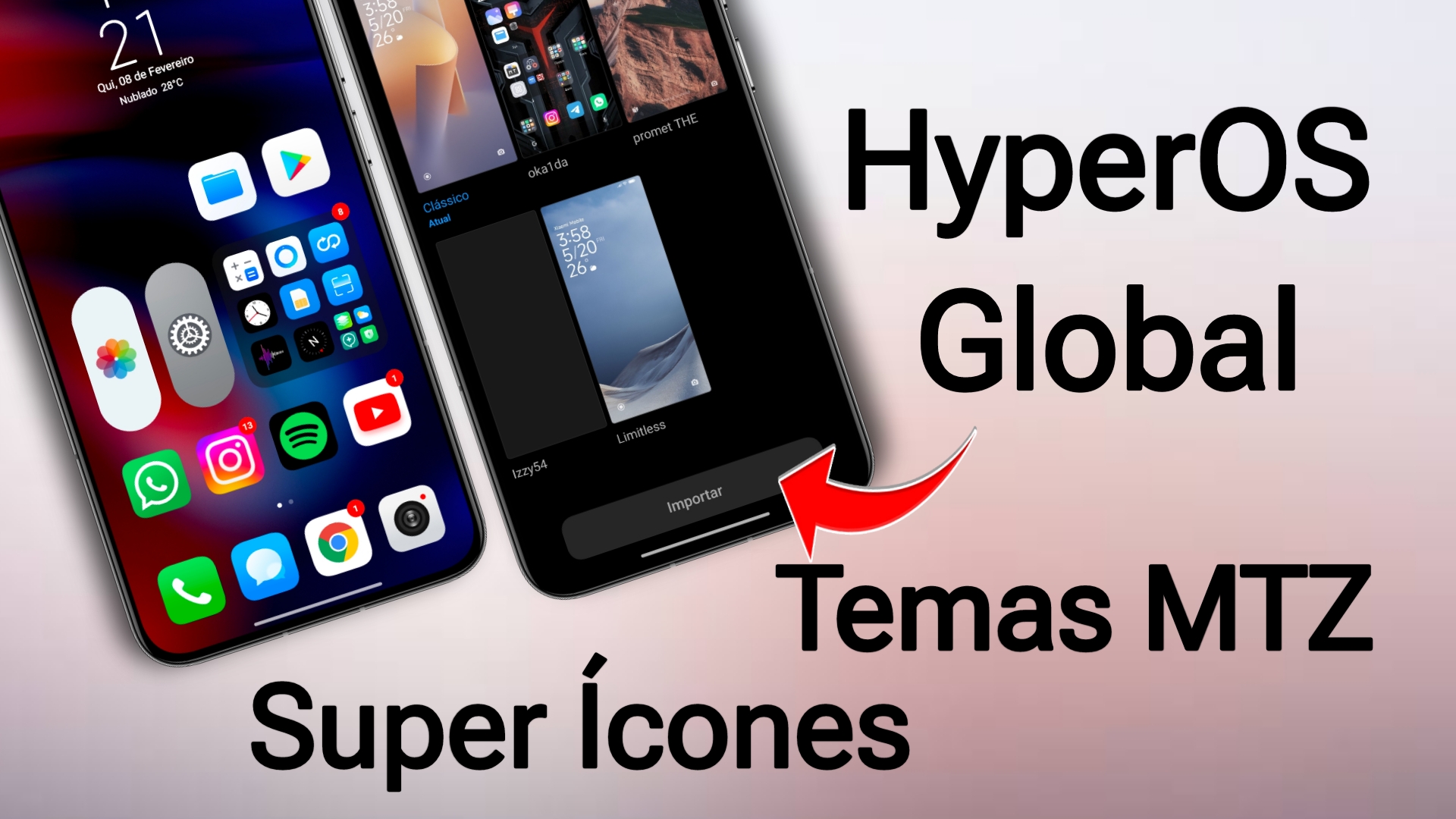 Finalmente 😍 - Como usar Temas em MTZ e Super Ícones HyperOS Global ...