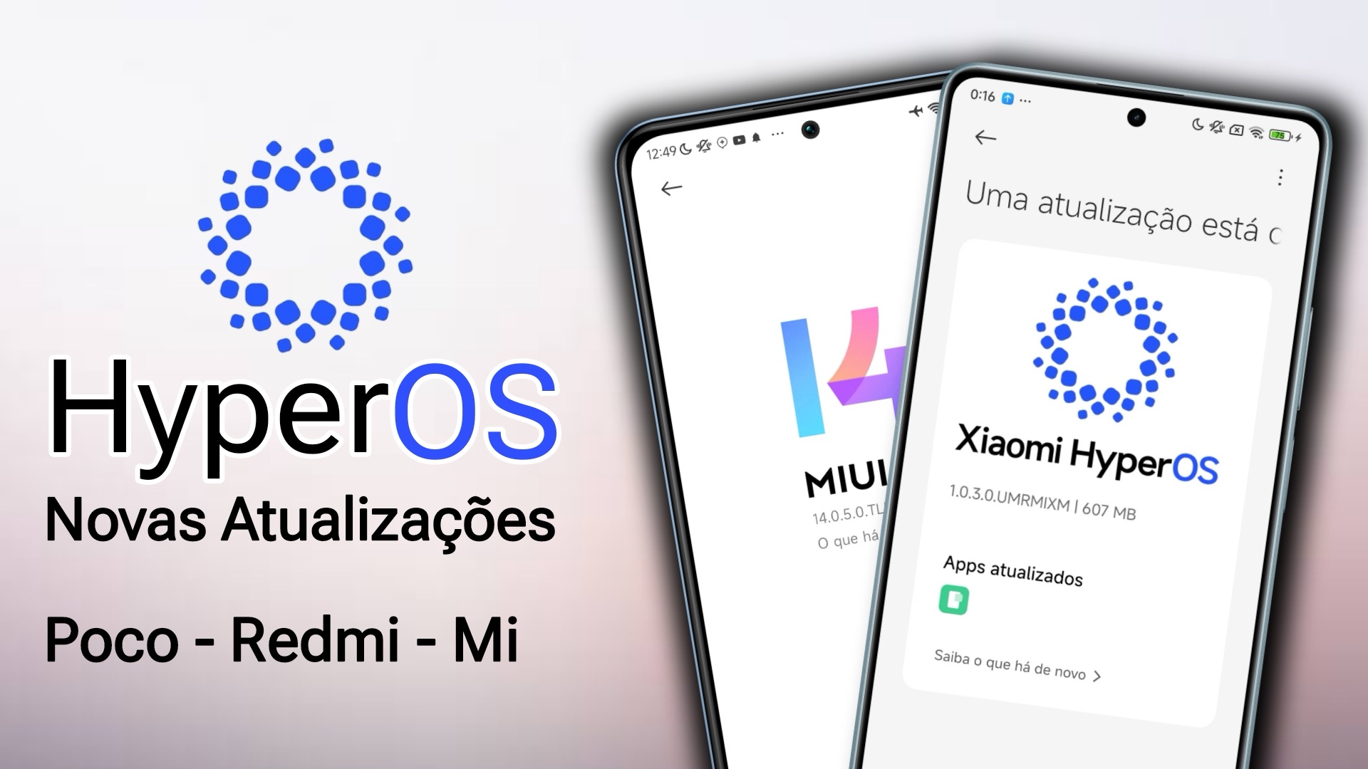 Liberou Hoje - Novas Atualizações - HyperOS Global Androi 14 - MIUI ...