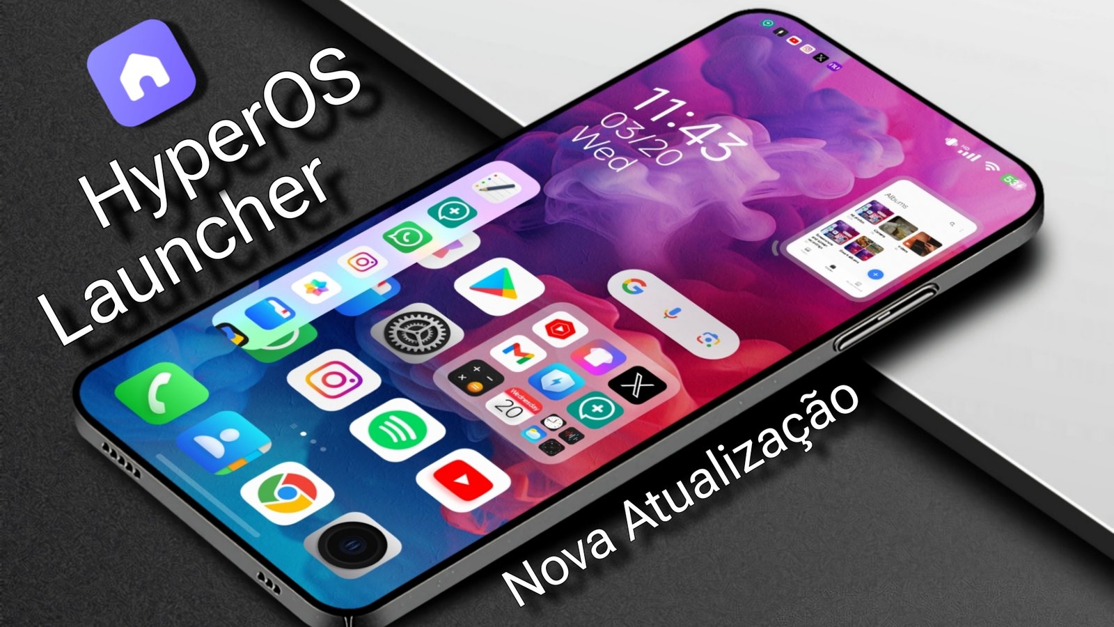 É Oficial - HyperOS Launcher um Míssel 🚀 No Seu Xiaomi - Nova ...