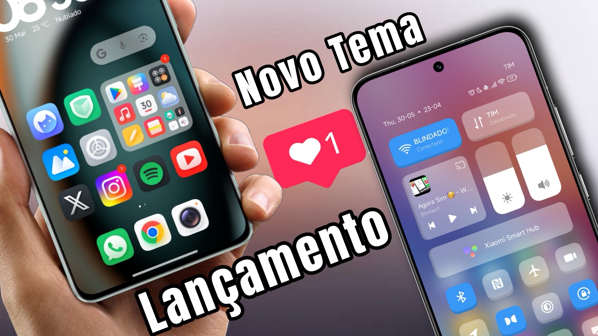 Lançamento 😍 - Novo Tema HyperOS - Icon Pack - Control Fenter - Instale ...