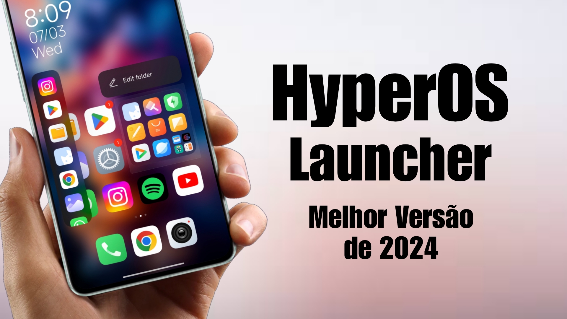A Melhor Versão de 2024 😱 - HyperOS Launcher - Animações suaves ...