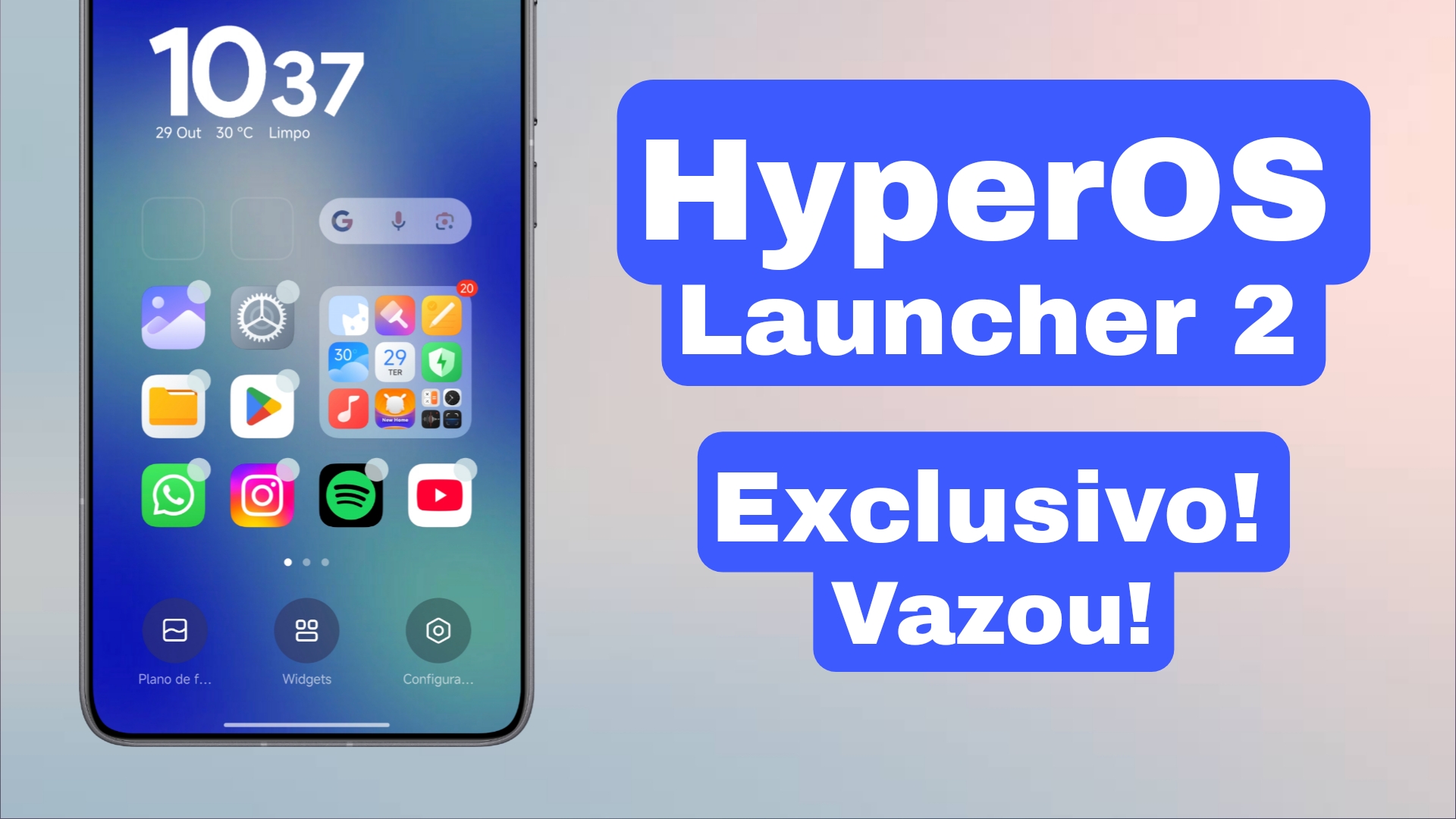 Exclusivo 😱 - Vazou 😍 - Launcher da HyperOS 2 do Xiaomi 15 - Instale ...