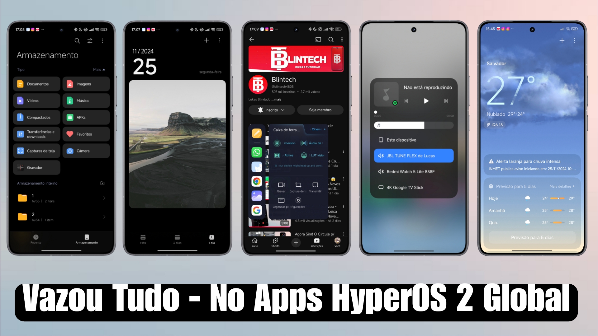 Exclusivo! - Vazou TUDO - HyperOS 2 Global - Todos os Apps Na Versão Global - Instale Agora ...