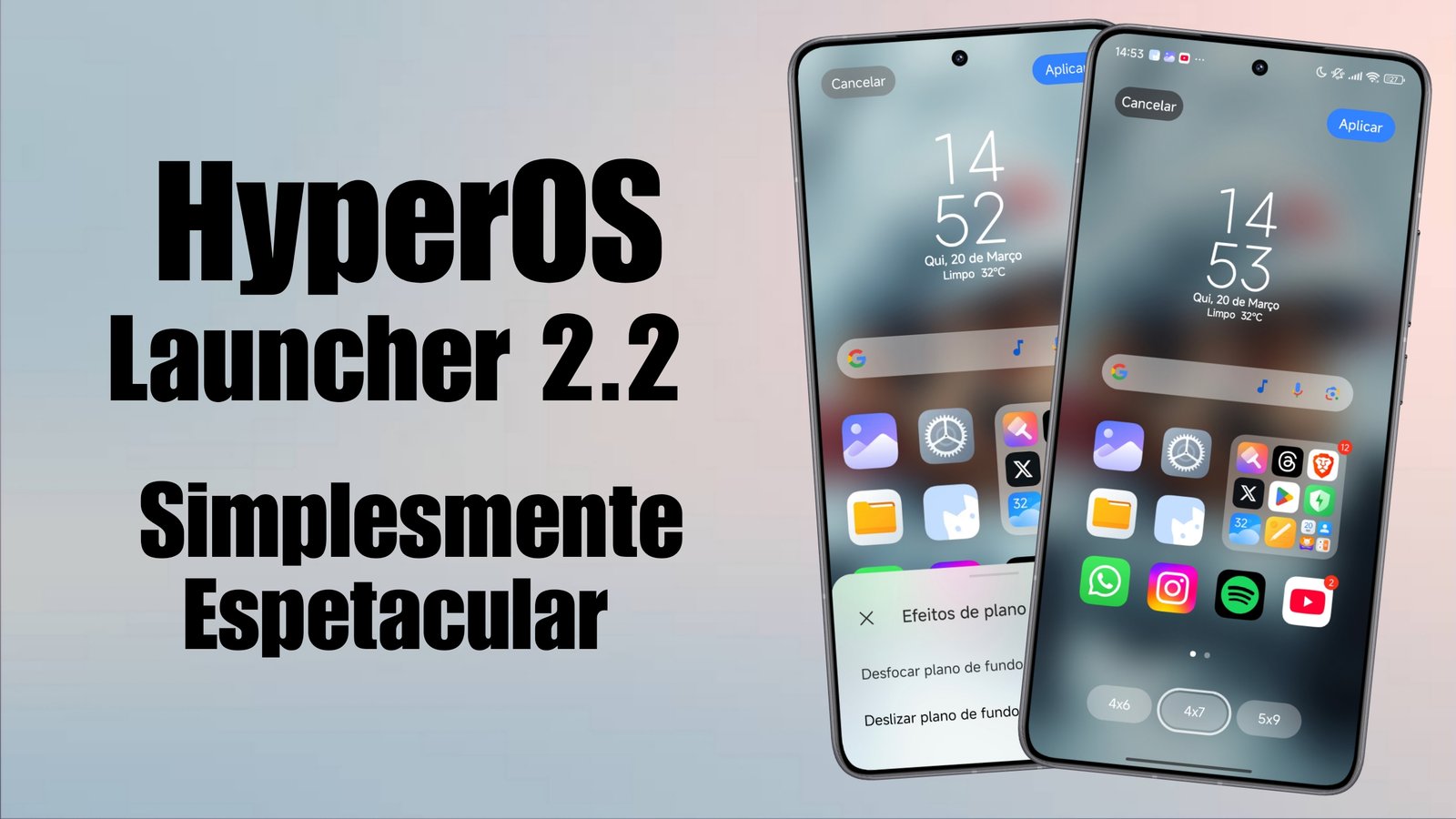 Espetacular - HyperOS Launcher 2.2 - Essa Tá muito bem Otimizada ...
