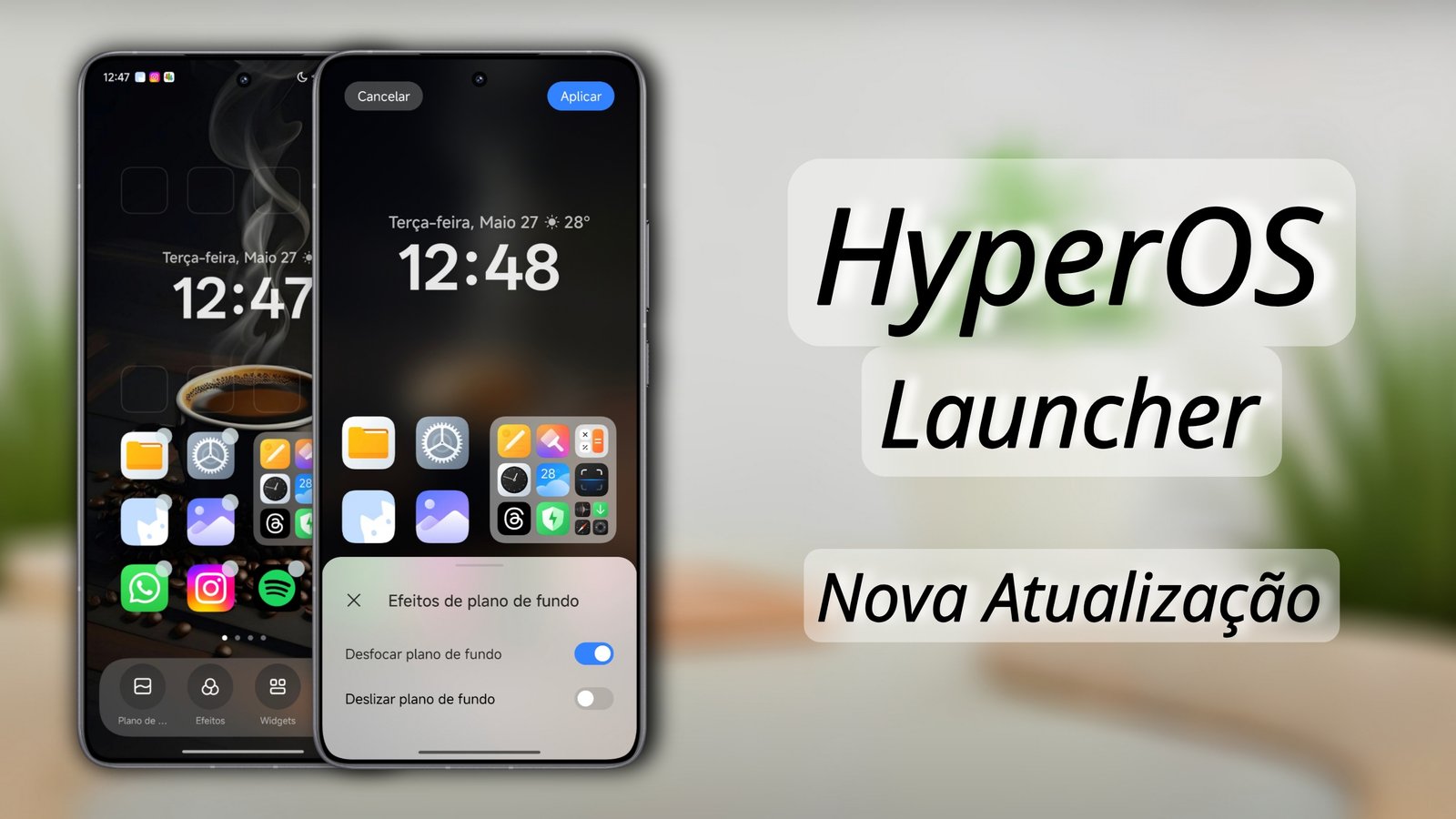 HyperOS Launcher - 🤤 Ela Veio Deslizando na Manteiga - Instale Agora e ...