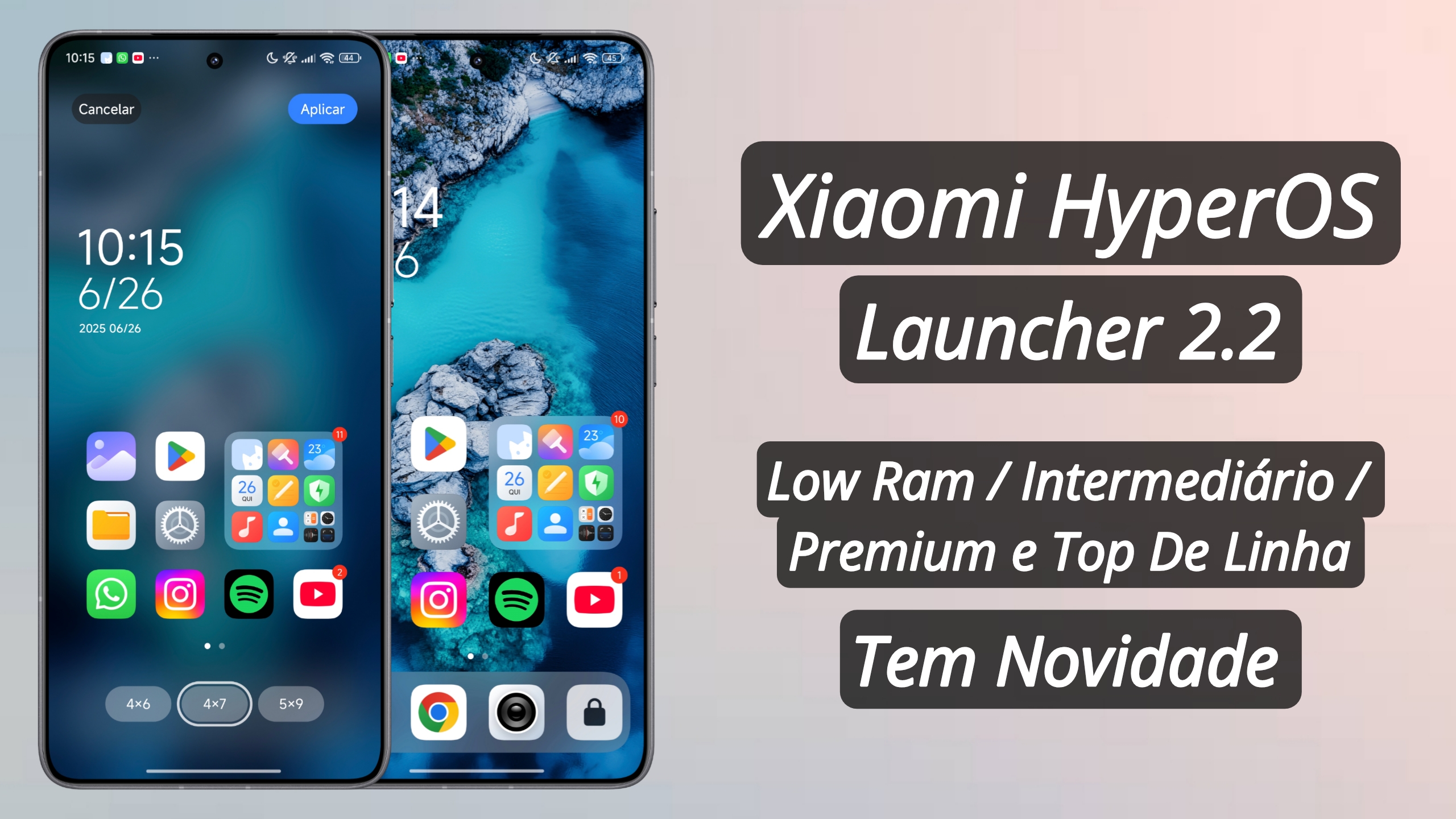 Xiaomi HyperOS Launcher 2.2 - Nova Atualização - Tem Pra Todo Mundo e ...