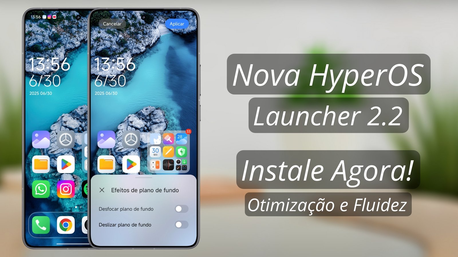 A Melhor Atualizou! HyperOS Launcher - Nova Atualização - Otimize o Seu ...