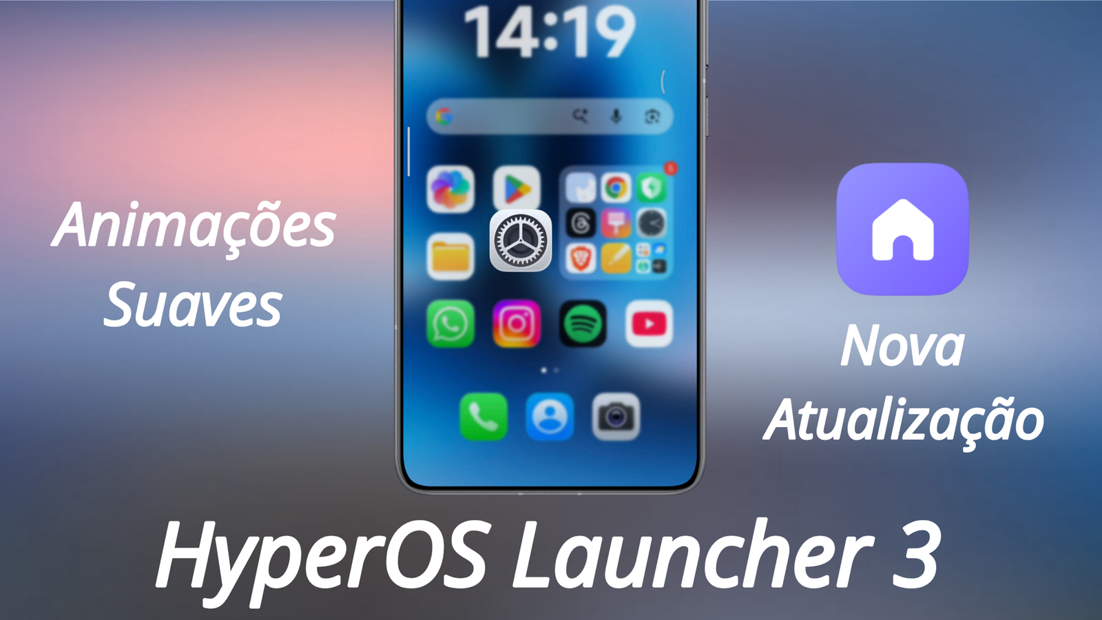 Cheeeeegou! A Nova Atualização da HyperOS Launcher 3 Tá Simplesmente ...