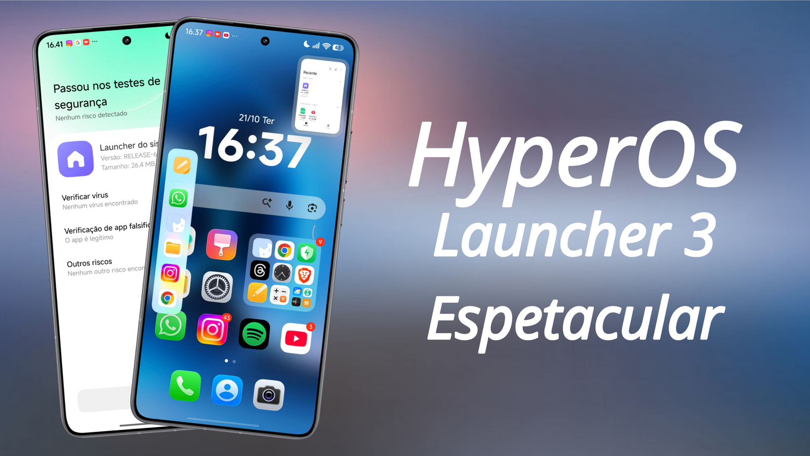 Instale Agora - Nova HyperOS Launcher 3 - Seu Xiaomi Precisa dessa ...