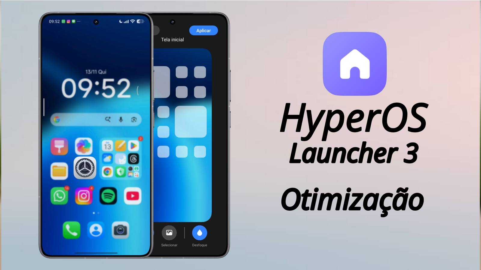 Ela Atualizou - A Nova HyperOS Launcher 3 Tá Bem Otimizada e Rápida ...