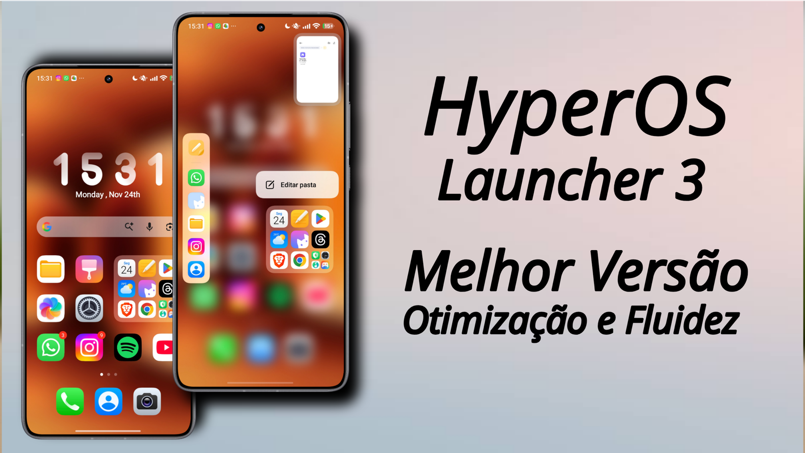 Melhor Versão Lançada - A Nova HyperOS Launcher 3 Veio Com Tudo ...