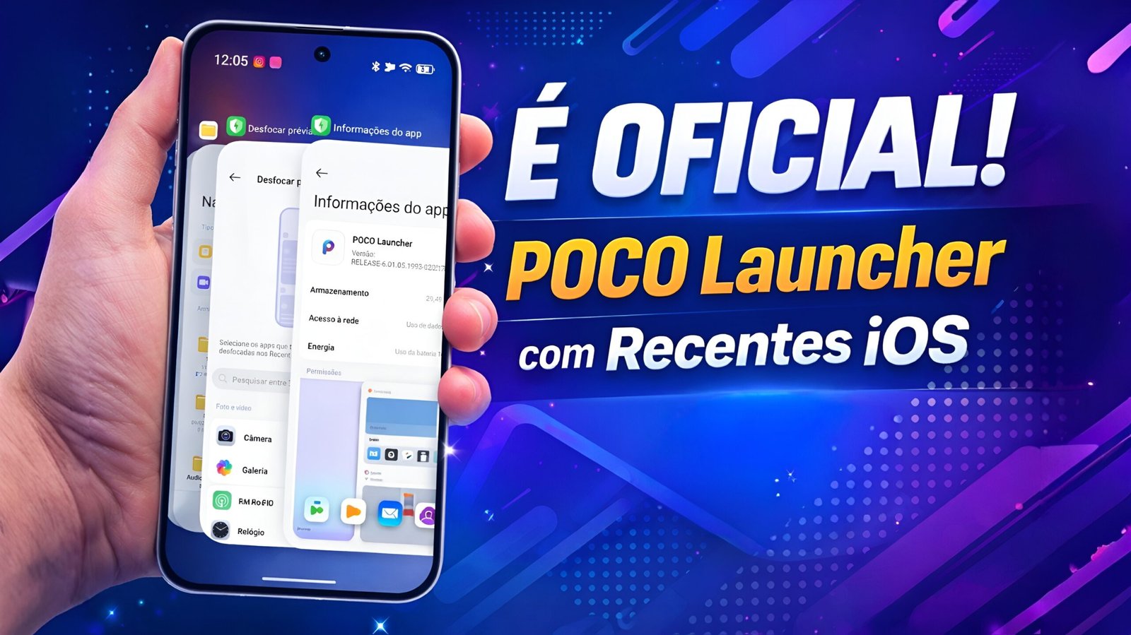 É Oficial! Poco Launcher Com Recentes IOS - Instale Agora no seu Poco ...