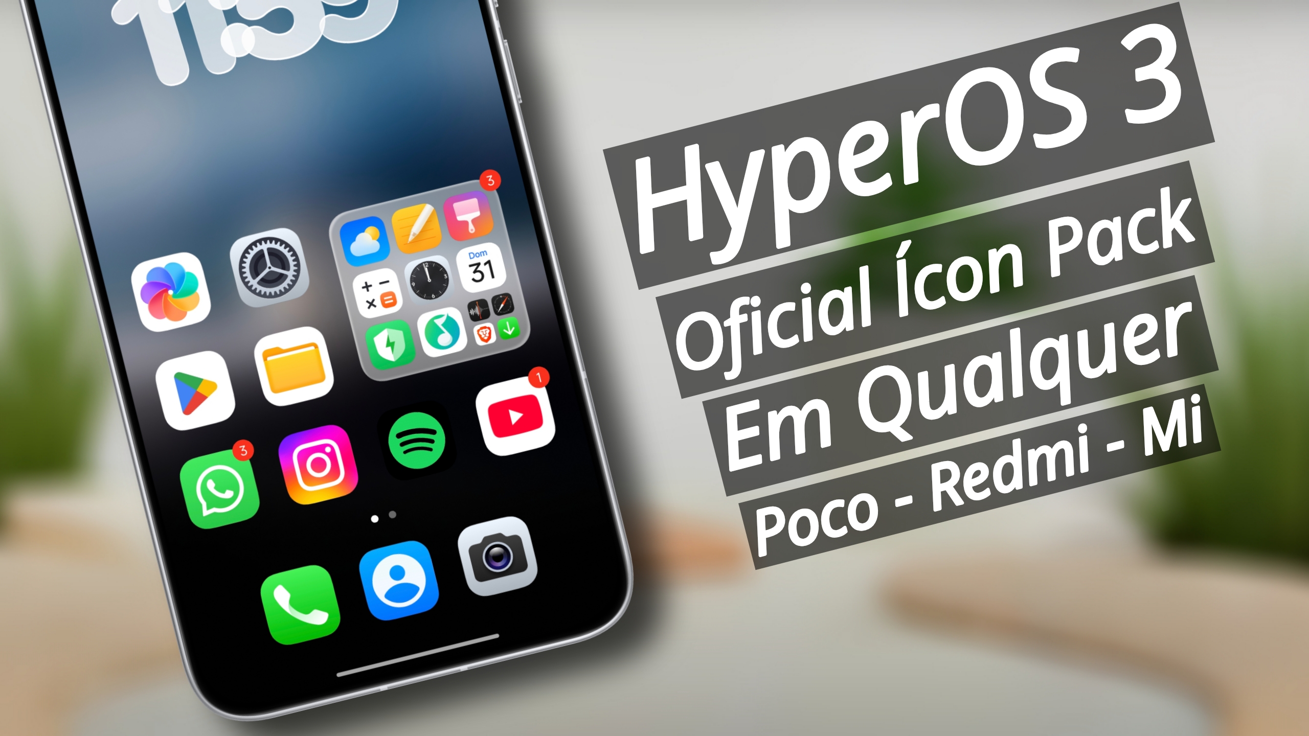 Liberou Pra Geral! HyperOS 3 Oficial Icon Pack Em Qualquer Poco - Redmi ...